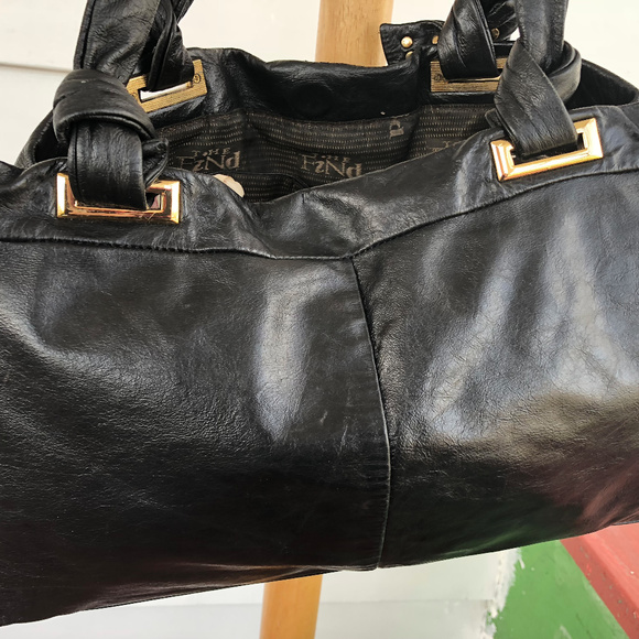 Tohe FZND | Bags | Tohe Fznd Black Leather Satchel Bag Handbag | Poshmark